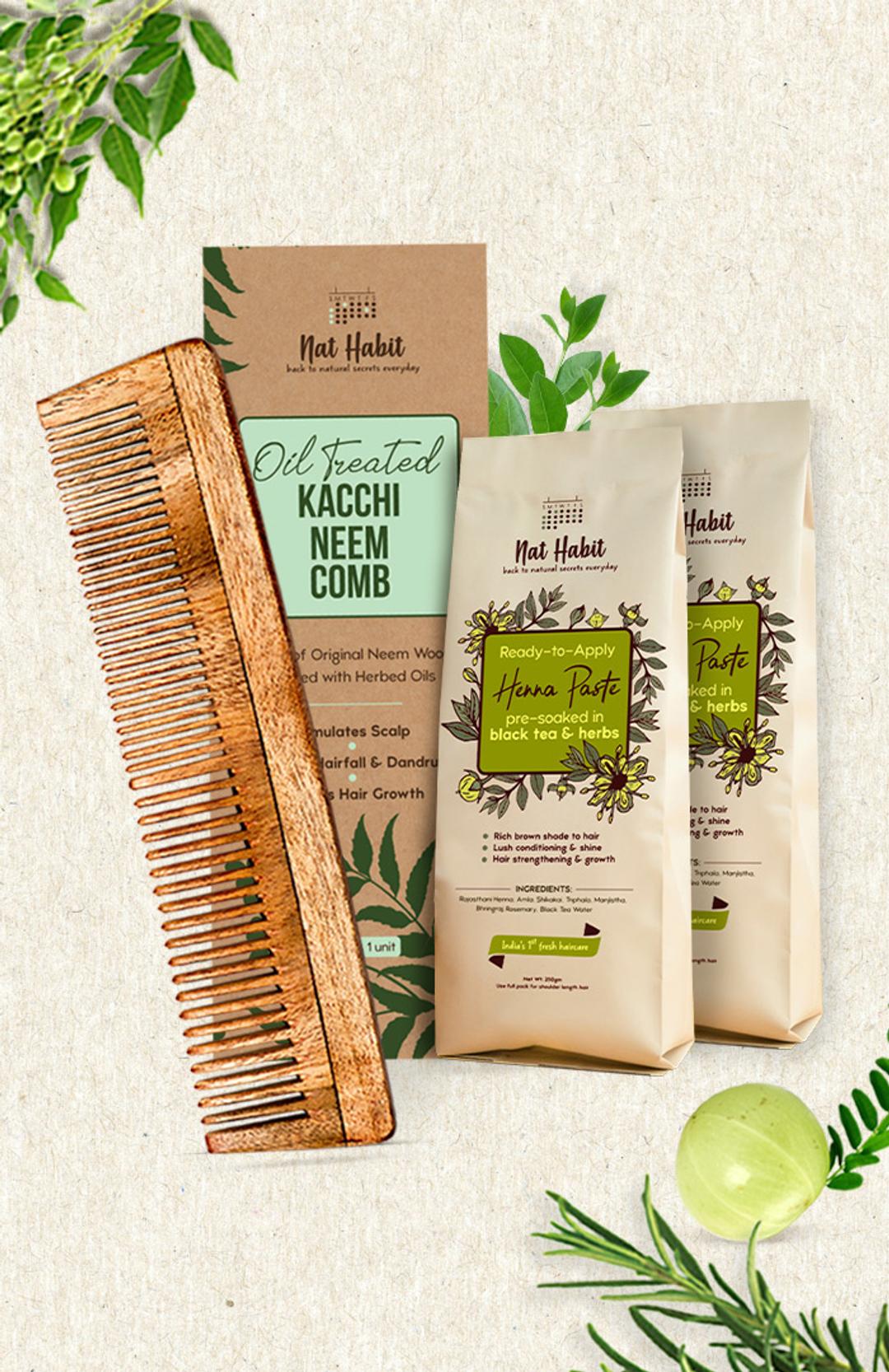 Ready-to-Apply Fresh Henna Paste for Hair, Herbal Hair Color