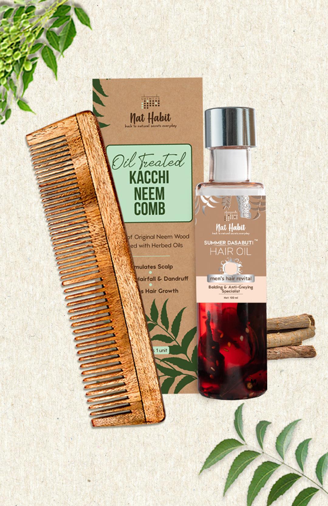 All Hair Oils-Nat Habit - 100% Natural & Fresh Made, Ayurvedic