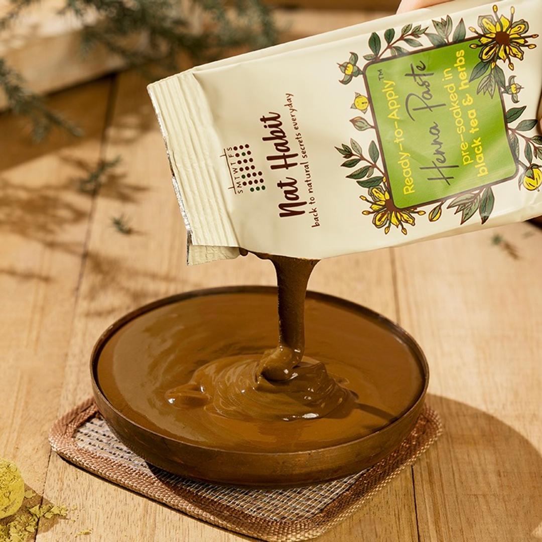 Ready-to-Apply Fresh Henna Paste for Hair, Herbal Hair Color