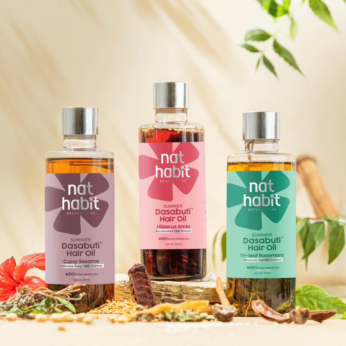 Fresh Navdha Shampoo-Nat Habit - 100% Natural & Fresh Made, Ayurvedic