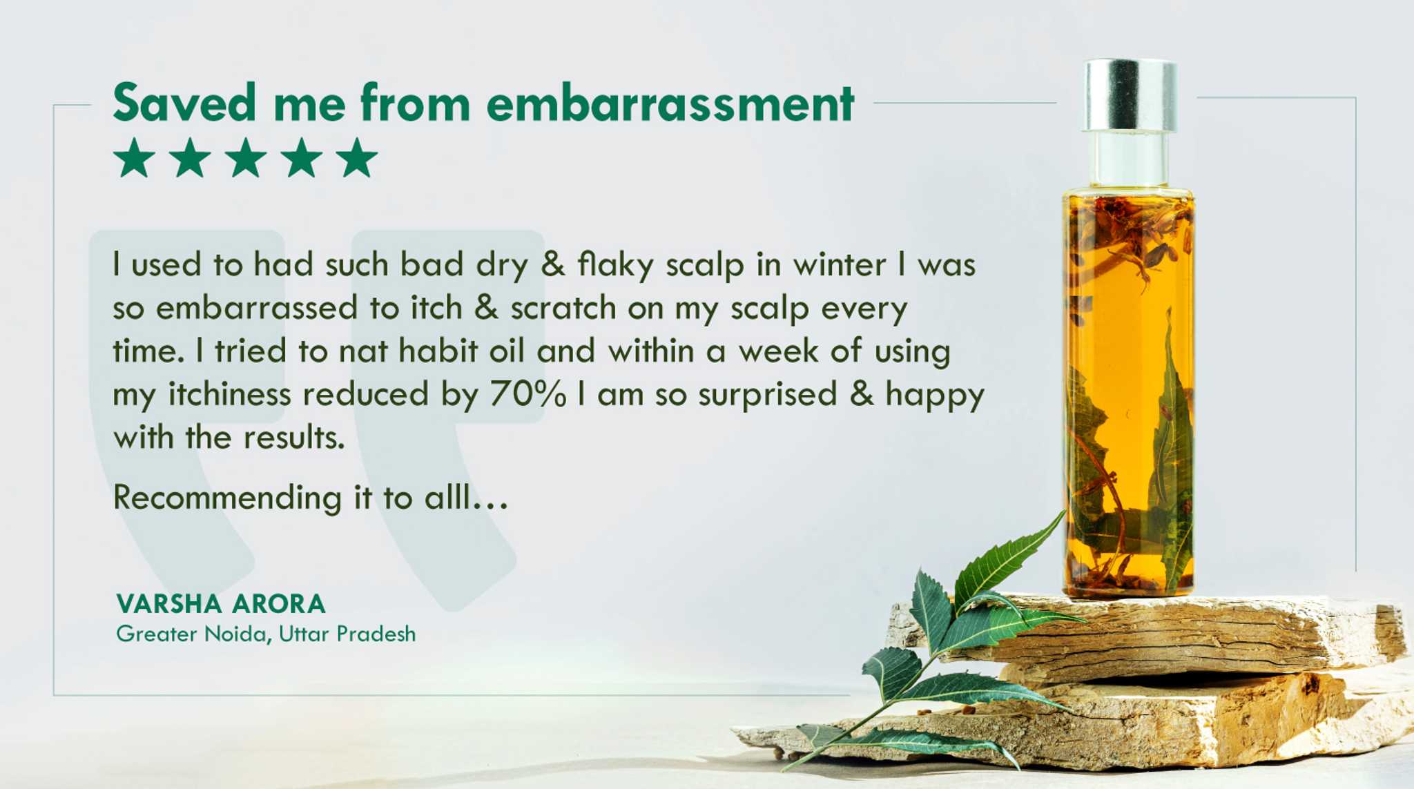 Ayurvedic & Pure Oils-Nat Habit - 100% Natural & Fresh Made, Ayurvedic