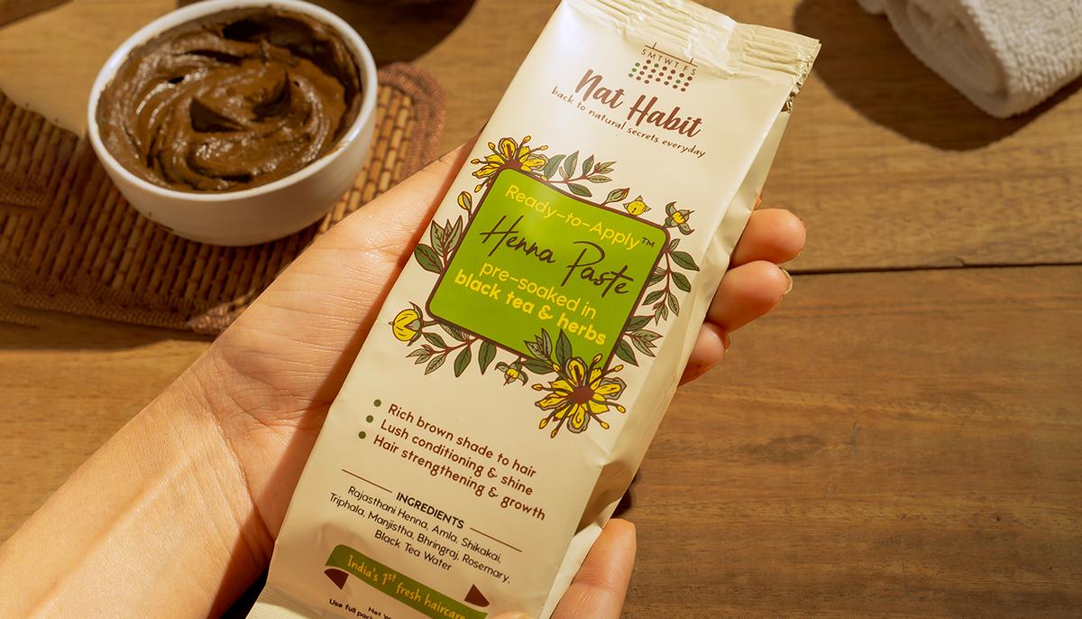 Ready-to-Apply Fresh Henna Paste for Hair, Herbal Hair Color