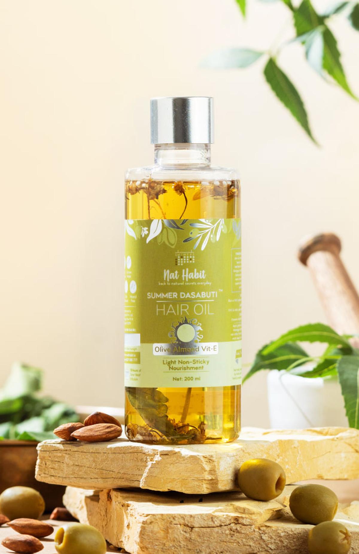 Ayurvedic & Pure Oils-Nat Habit - 100% Natural & Fresh Made, Ayurvedic